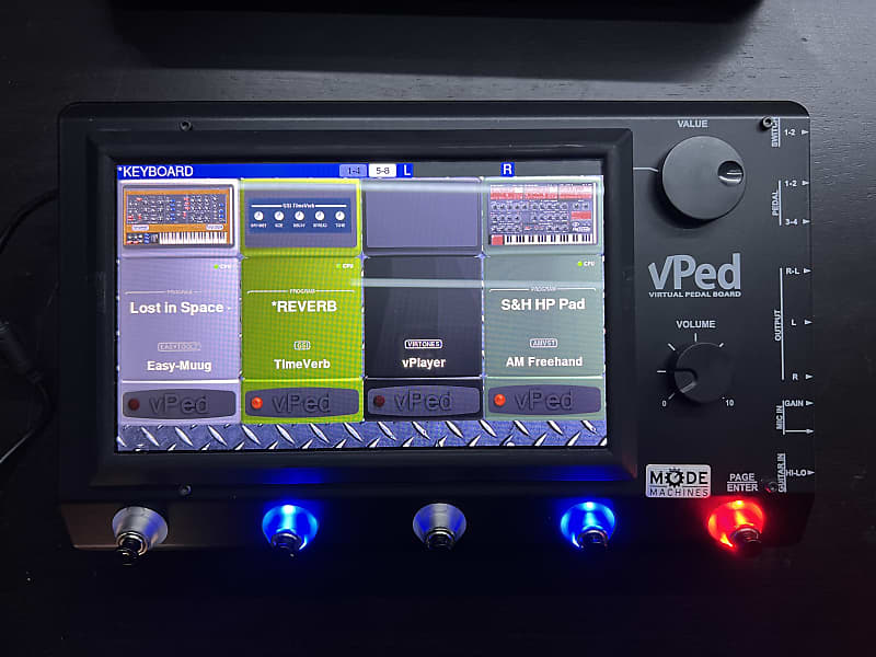 VST Plugins in Guitar Pedal! Rare Mode Machines vPED Pro | Reverb