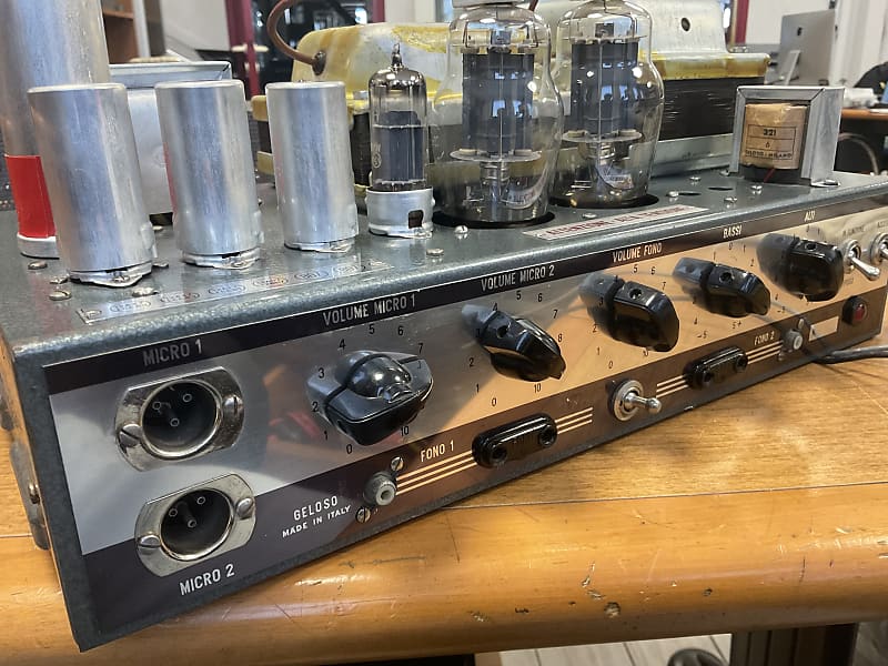 Geloso G-3272-A TUBE AMPLIFIER VINTAGE ITALY | Reverb UK