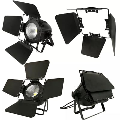 4PCS 100W COB LED Par Light DMX Stage DJ Audience Blinder | Reverb