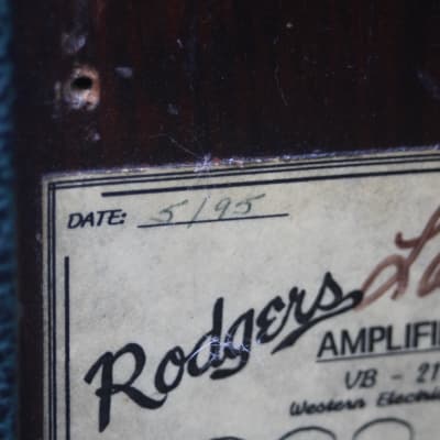 Larry Rogers First Amplifier Cabinet Serial # 0001 - 1995 - | Reverb