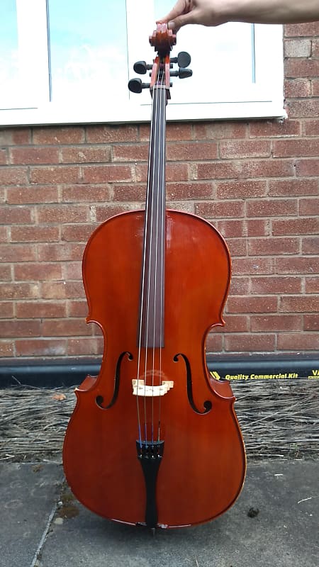 3/4 Size Cello with Two Bows | Reverb