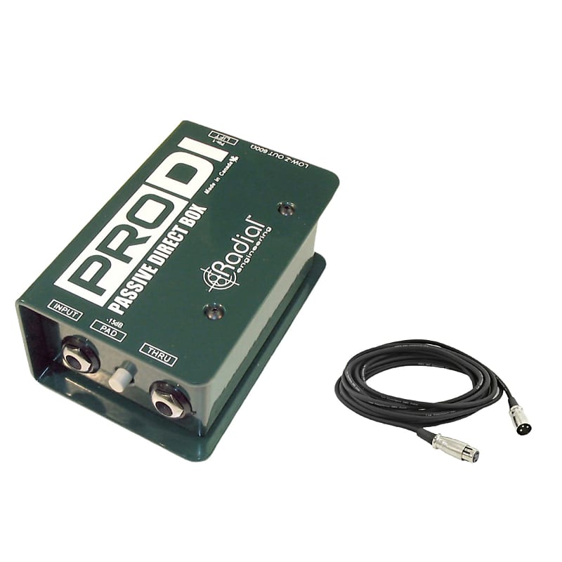 Radial Engineering ProDI 1-Channel Passive Instrument Direct | Reverb