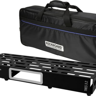 Rockboard TRES-3.2-B Pedalboard with Gig Bag | Reverb