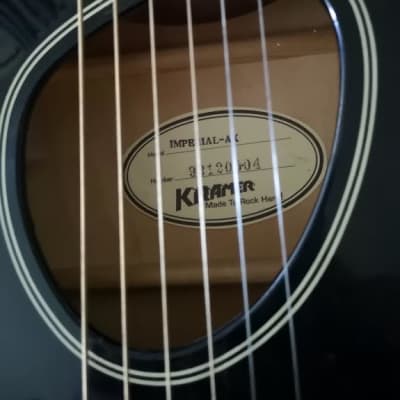 Kramer Imperial Ax Acoustic Explorer 1999 Black | Reverb