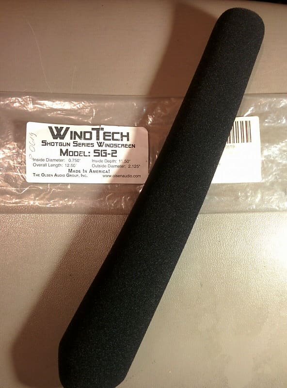Windtech SG-2 3/4 inch Inside Diameter Microphone Windscreen | Reverb