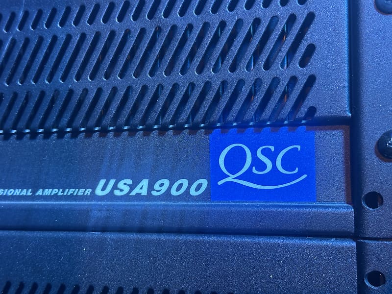 QSC USA 900 pro power amplifier | Reverb
