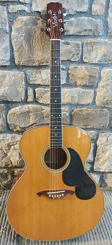 Vester VJ338 '90 - Natural vintage Jumbo Takamine type | Reverb