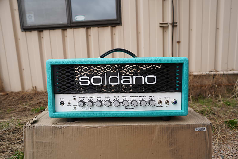 Soldano SLO-30 Custom Turquoise Tolex 30-Watt Tube Guitar | Reverb