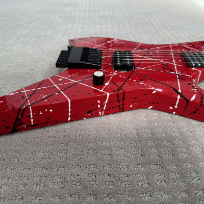 Kiesel Type X X6 headless electric guitar Eruption Texture | Reverb