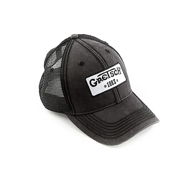 Gretsch Trucker Hat 1883 Logo, Black | Reverb