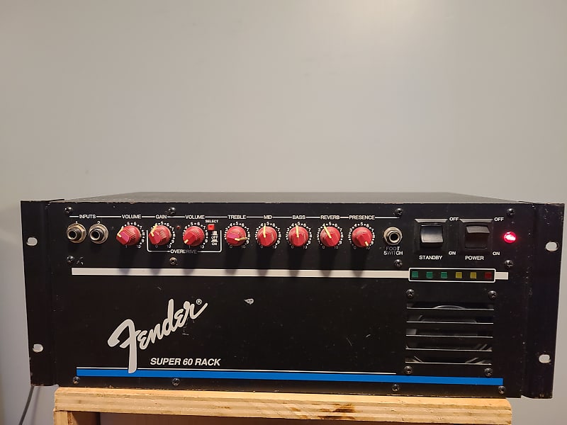Fender super 60 rack mount amp about 1985 | Reverb