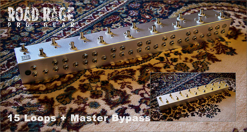 Road Rage 15 Loop + Master Bypass Staggered Angled Style | Reverb UK