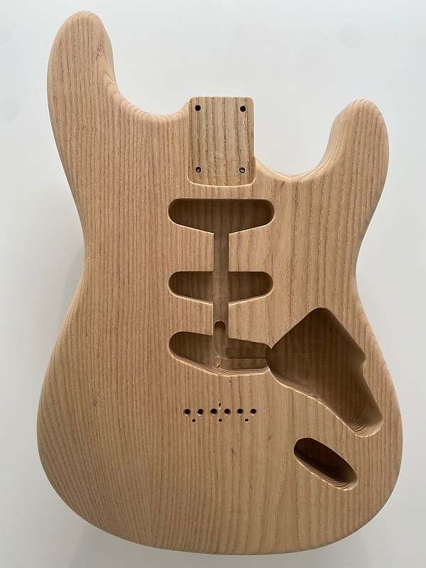 Strat / Stratocaster Hardtail Guitar Body - Ash 150122ST7 | Reverb UK