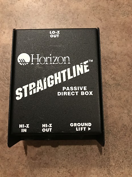 Horizon StraightLine Direct Box Black | Reverb