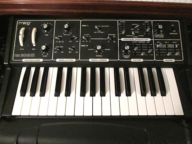 Moog Rogue Analog Synth with Flight Case | Reverb