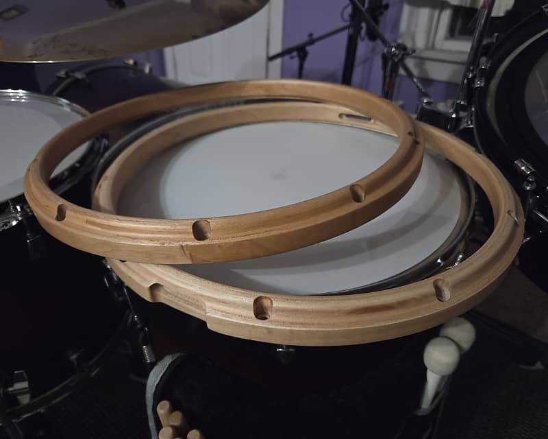 Gibraltar Wood Snare Hoops Set 14" 10-hole | Reverb