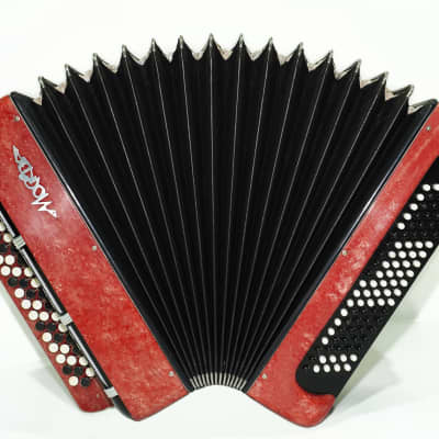 Russian Bayan Moscow, 3 Rows 100 Bass Original Button | Reverb