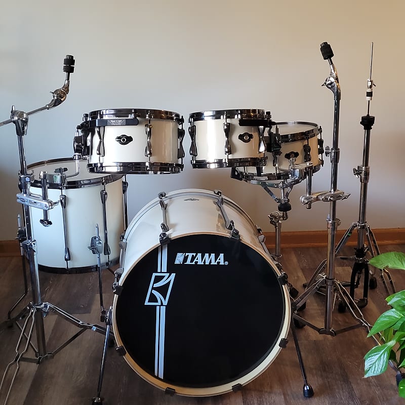 5 Piece Tama Superstar Hyperdrive Drum Set w/Road Pro Stands | Reverb