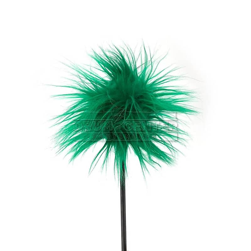 Danmar Furry Kick Beater, Green, Black Shaft | Reverb