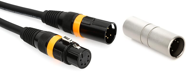 Accu-Cable AC5PDMX25 5-pin/5-conductor DMX Cable - 25 foot | Reverb