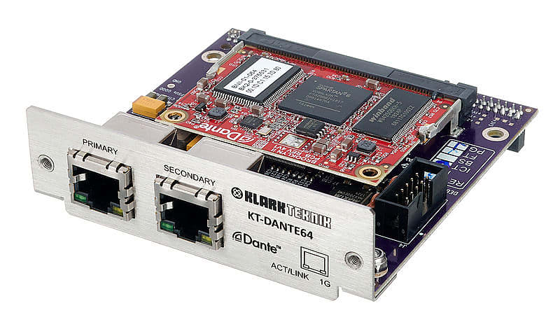 Klark Teknik KT-DANTE64 Audinate Dante Network Module | Reverb