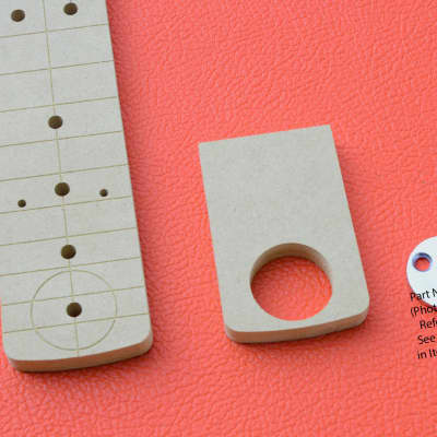 Tele Deluxe Telecaster Guitar Neck Router Template w/Back | Reverb