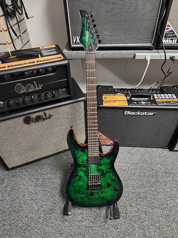 Schecter CR-6 - Translucent Green | Reverb