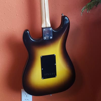 Hondo Professional (Stratocaster Copy) 70s - Yellow Sunburst! | Reverb