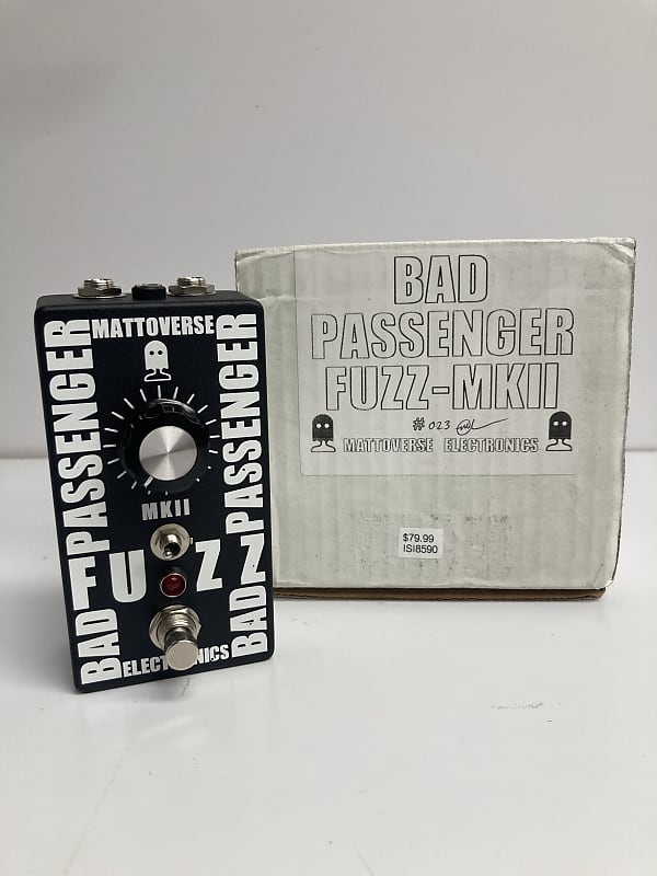 Mattoverse Bad passenger fuzz Mk2 Black | Reverb