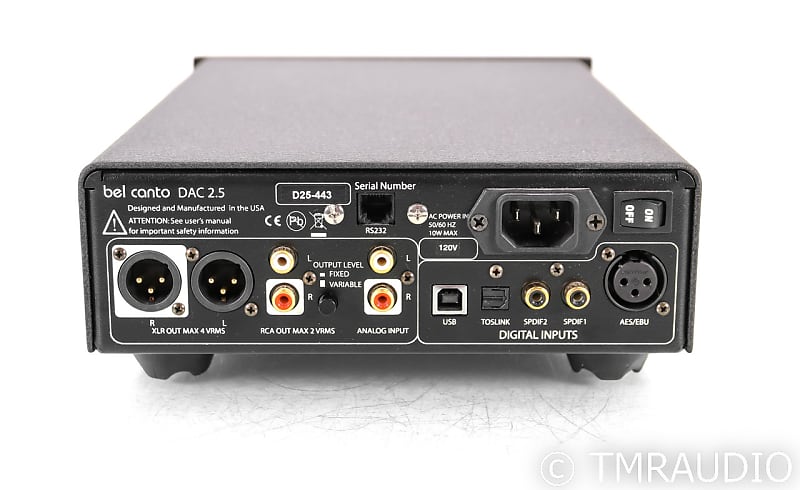 Bel Canto e.One DAC 2.5 DAC; D/A Converter; Remote; Black | Reverb