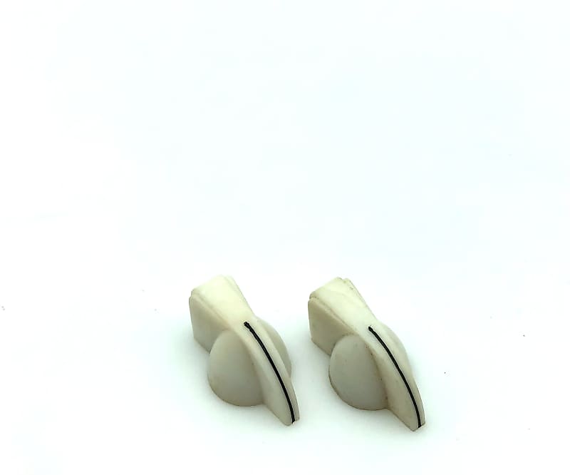 2 Vintage MIJ Chicken Head Knobs 19?? - White/Ivory | Reverb
