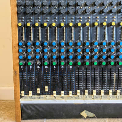 1981 AudioArts (Wheatstone) LM-80 24x8 analog mixing console | Reverb