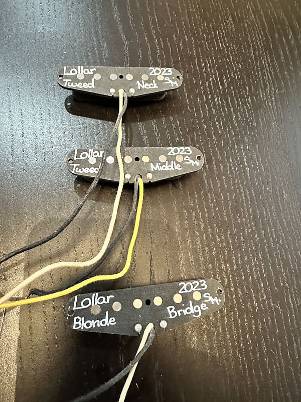 Lollar Stratocaster Pickups Blonde / Tweed 2023 | Reverb