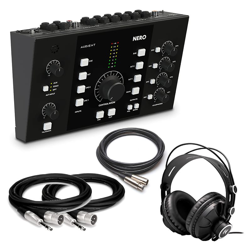 Audient Nero Desktop Monitor Controller Bundle with | Reverb