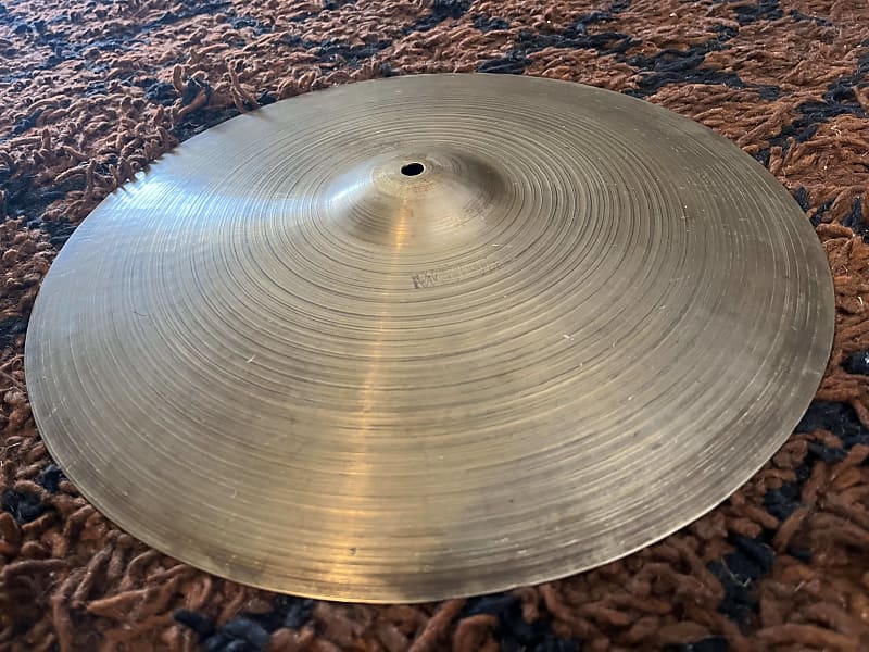 Vintage 1960s X.E. Ajaha Pre UFIP Medium 16" Crash Cymbal | Reverb
