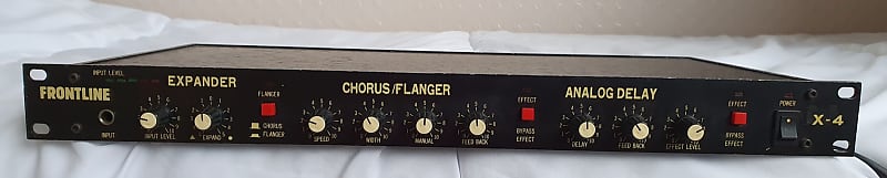 FRONTLINE X-4 rack Analog effects ;Chorus /Flanger ,Delay | Reverb UK
