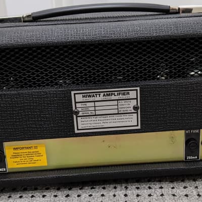 Rare 2005 Hiwatt Custom 7 Head in MINT condition w/ | Reverb Canada