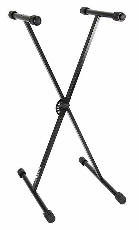 Strukture Single Brace Econo Keyboard Stand - Gloss Black | Reverb