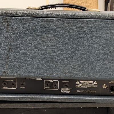 Crate BV-120H Blue Voodoo Amplifier Head 2000s - Blue | Reverb