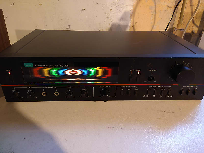 Sansui RA-990 Reverberation Amplifier 1983 Black | Reverb