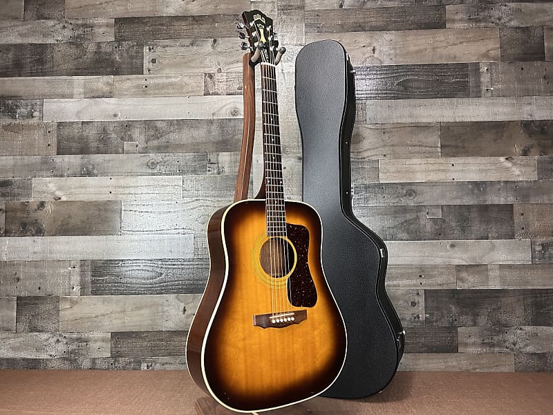 Guild D40ESB Acoustic/Electric Guitar (1980) W/HSC - Vintage | Reverb