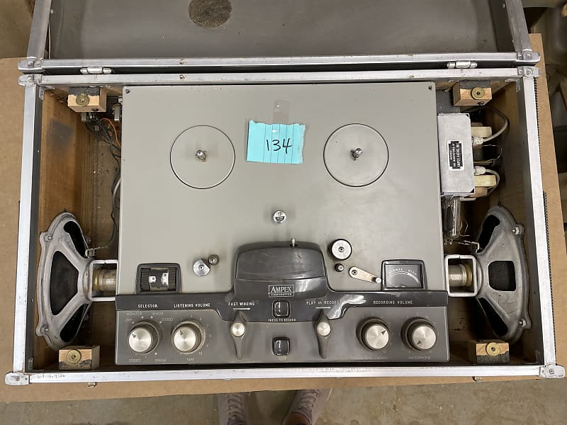 Ampex 970 in Portable Case with Speakers and Portable | Reverb