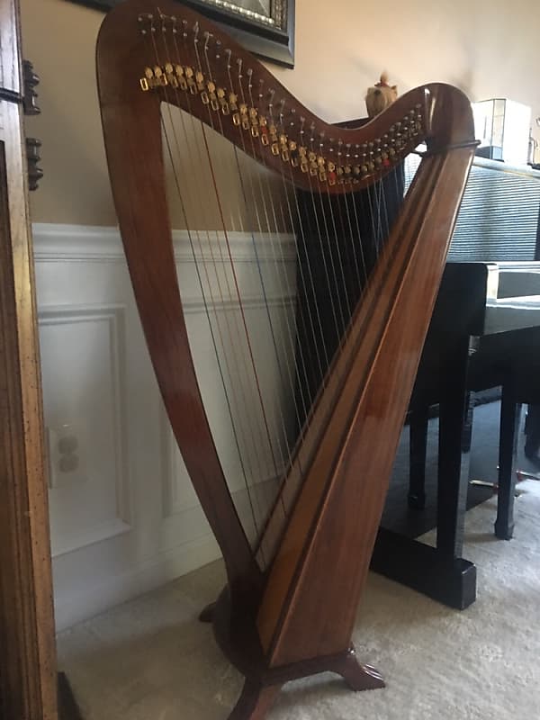 Rare 31 String Ashley Acoustic Harp 2002 | Reverb