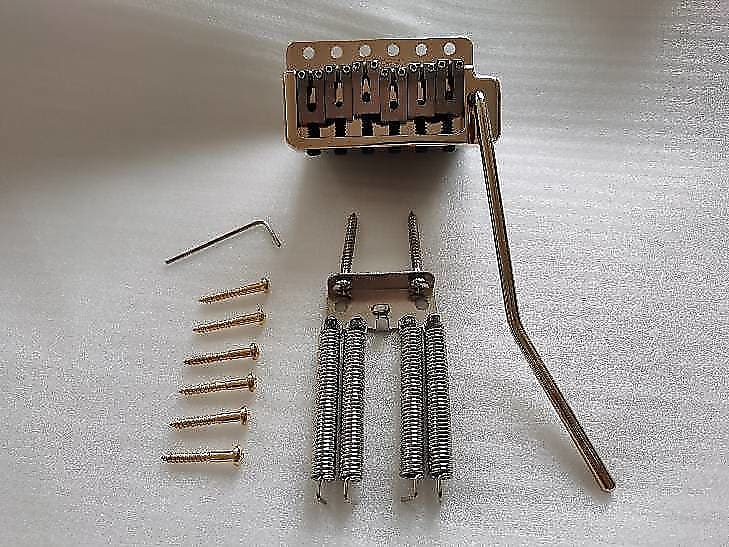 Gold Wilkinson WVPC-SB Guitar Bridge Tremolo System Stainless | Reverb