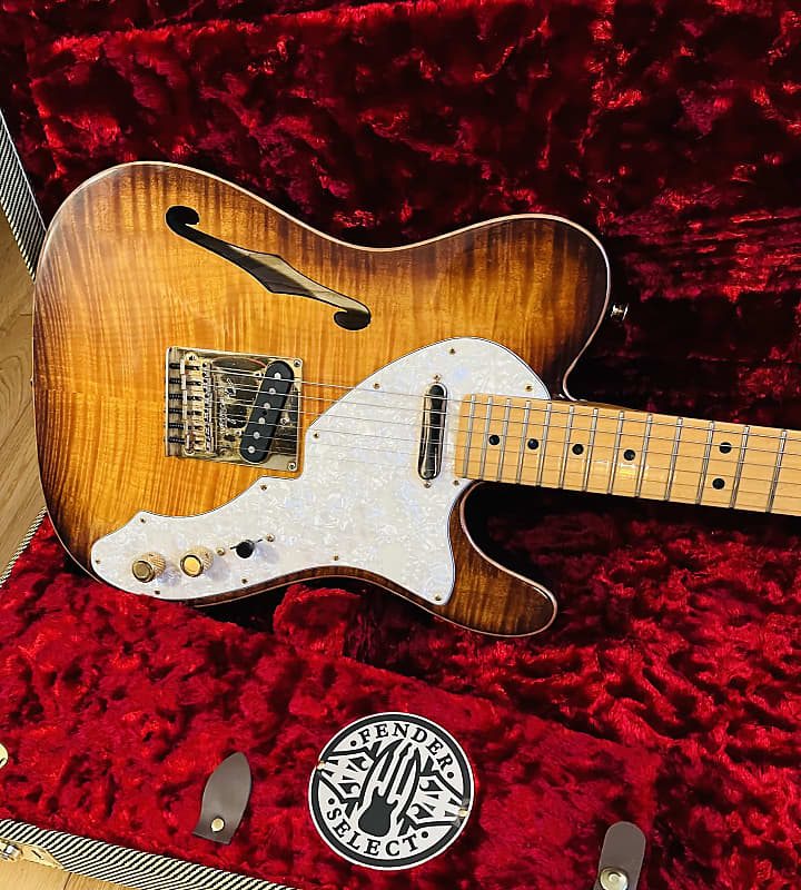 Fender Select Thinline Telecaster 2012 Violin Burst | Reverb