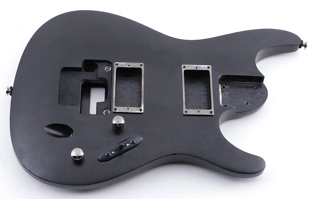 2007 Ibanez S320 Weathered Black Mahogany Guitar Body BD-4815 | Reverb