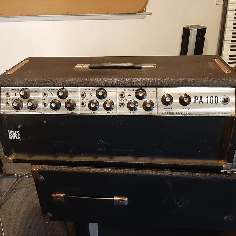 Fender PA 100 mid 70s - Black | Reverb