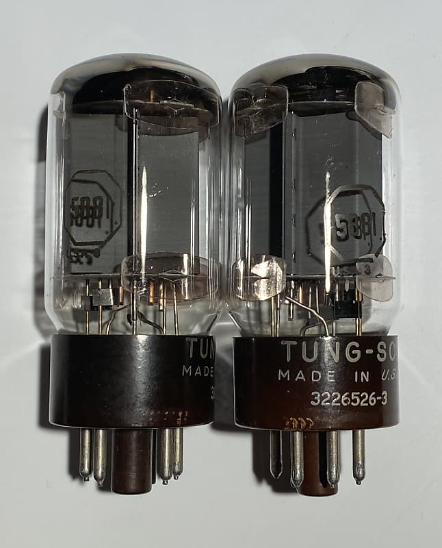 MATCHED PAIR TUNG-SOL 5881 (6L6) 50s-60s | Reverb