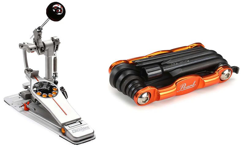 Pearl P3000D Demon Direct Drive Single Bass Drum Pedal Bundle | Reverb