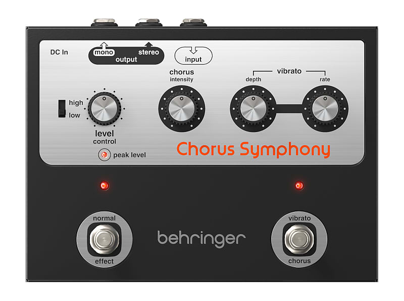 Behringer Chorus Symphony Pedal | Reverb